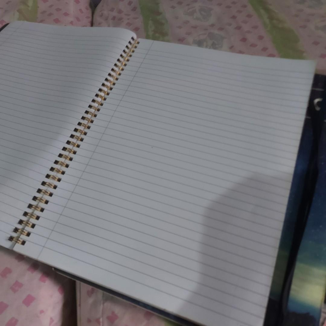 TAKE ALL Typo A4 Space Galaxy Grid Line Notebook, Hobbies & Toys ...