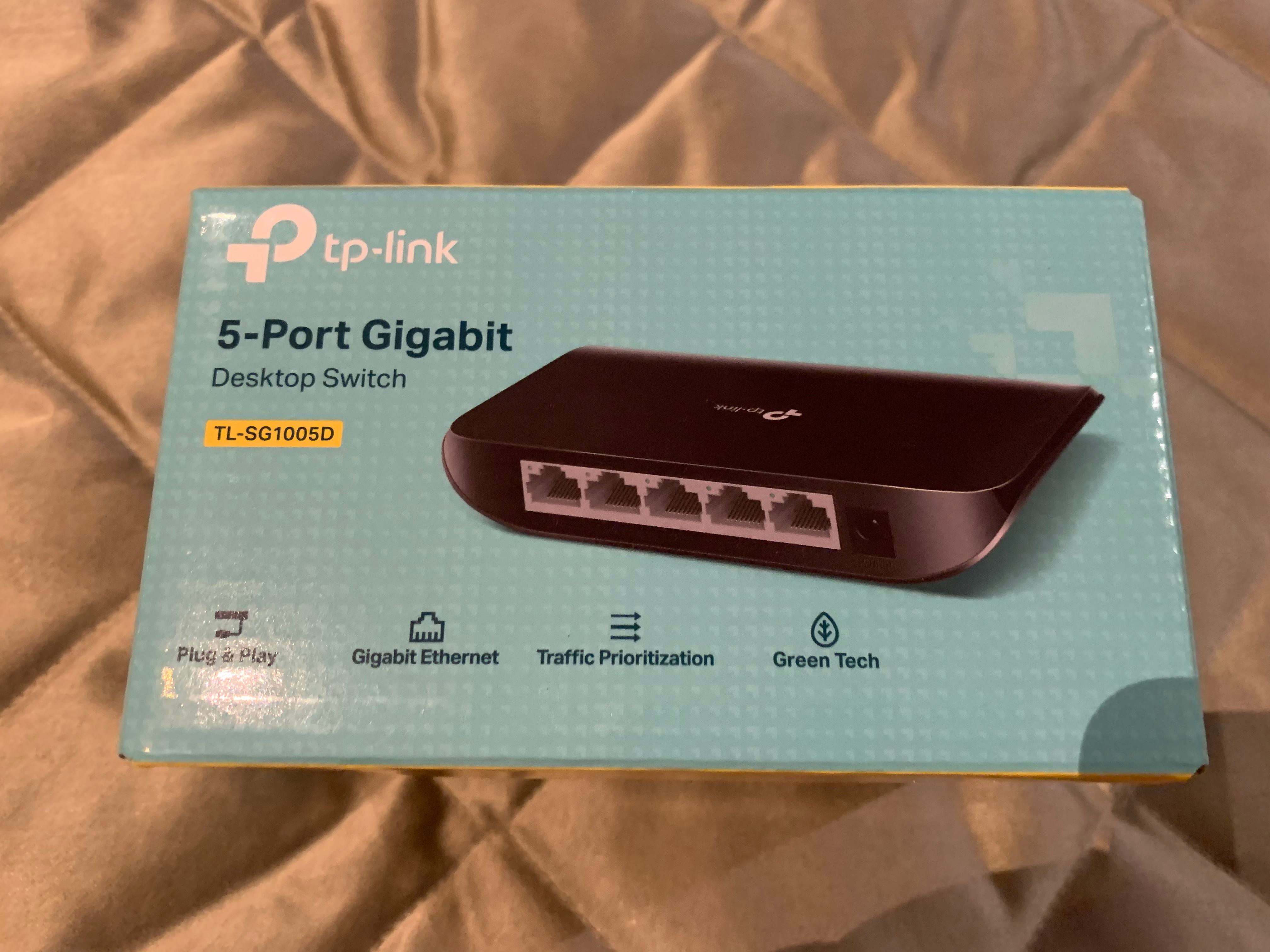 5 port switch, Computers & Tech, Parts & Accessories, Networking on ...