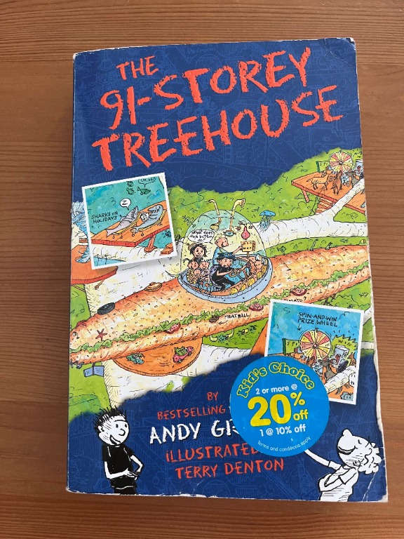 91 STOREY TREEHOUSE, Hobbies & Toys, Books & Magazines, Children's ...