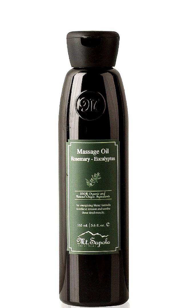 Thai brand Mt Sapola Rosemary Eucalyptus massage oil 泰國迷迭香油加利葉按摩油 165ml ...