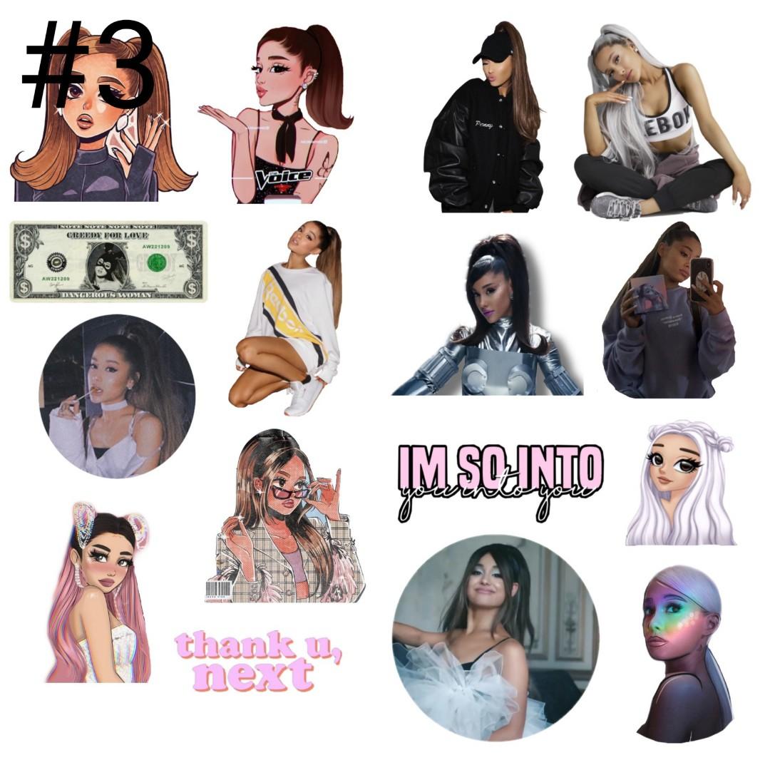 ☁️ Aesthetic glossy Ariana grande stickers (limited edition)30% off for ...
