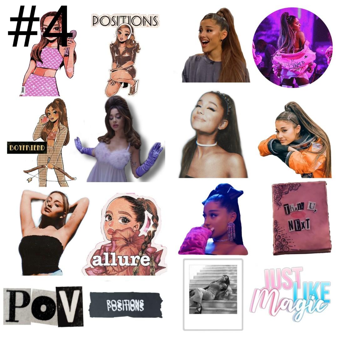 ☁️ Aesthetic glossy Ariana grande stickers (limited edition)30% off for ...