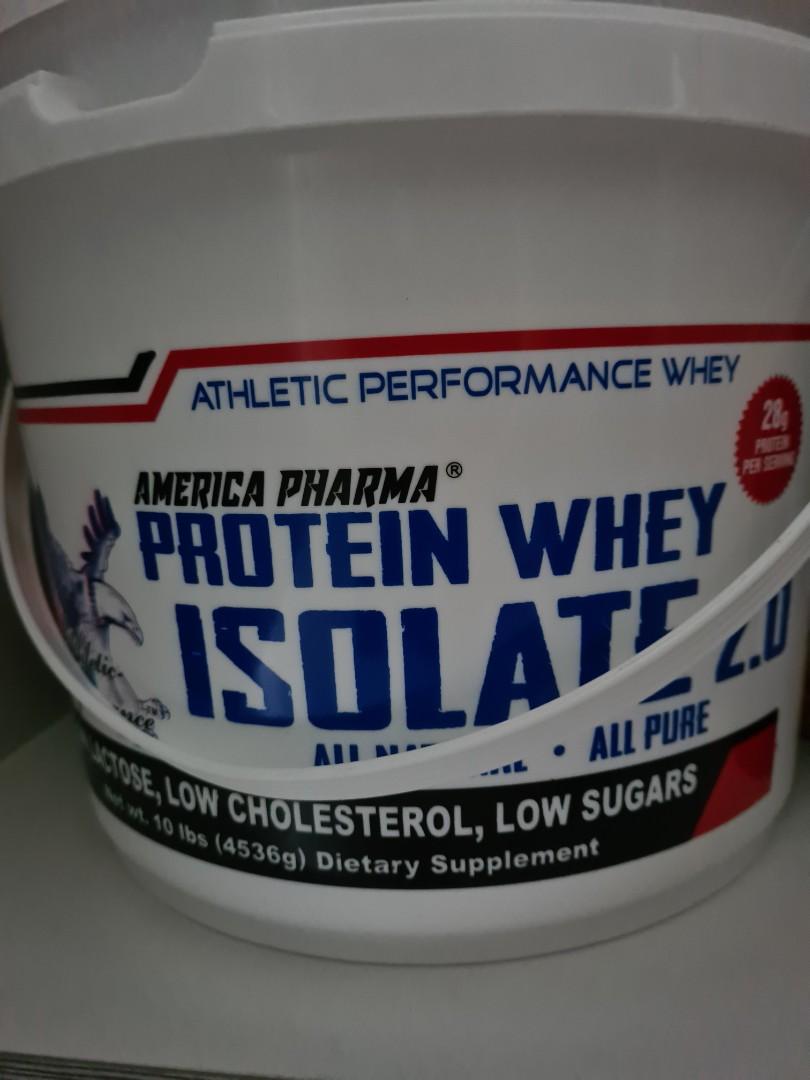 America pharma protein whey isolate chocolate shake trial, Health ...