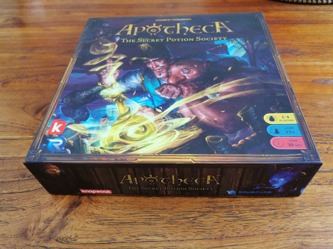 Apotheca Kickstarter edition boardgame (rare), Hobbies & Toys, Toys ...