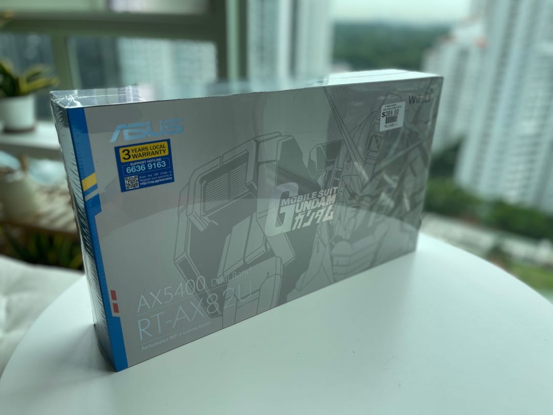 ASUS RT-AX82U AX5400 RX-78 Gundam Router, Computers & Tech, Parts ...