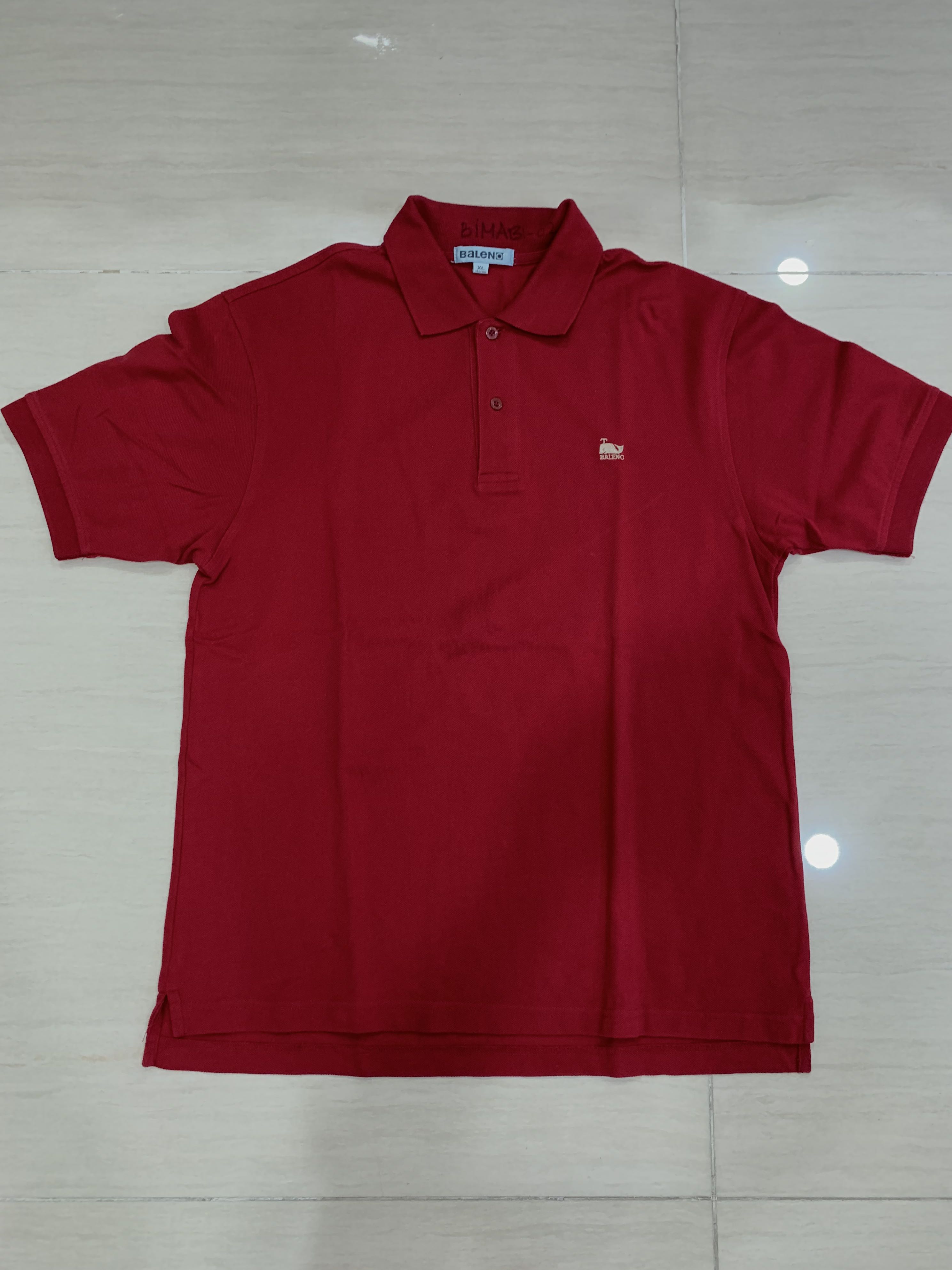 Baleno red polo shirt (Kaos Polo Pria) (Branded) (Best Deal) (Jual ...