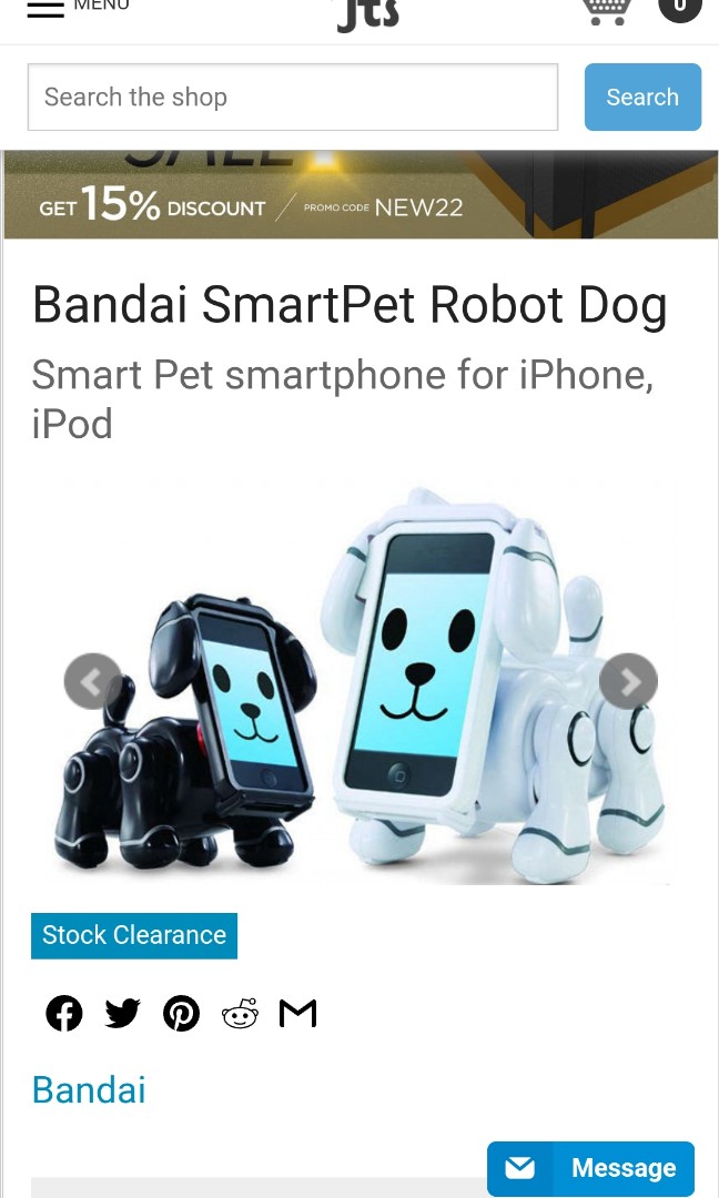BANDAI Smart Pet Robot Dog, Hobbies & Toys, Collectibles & Memorabilia ...