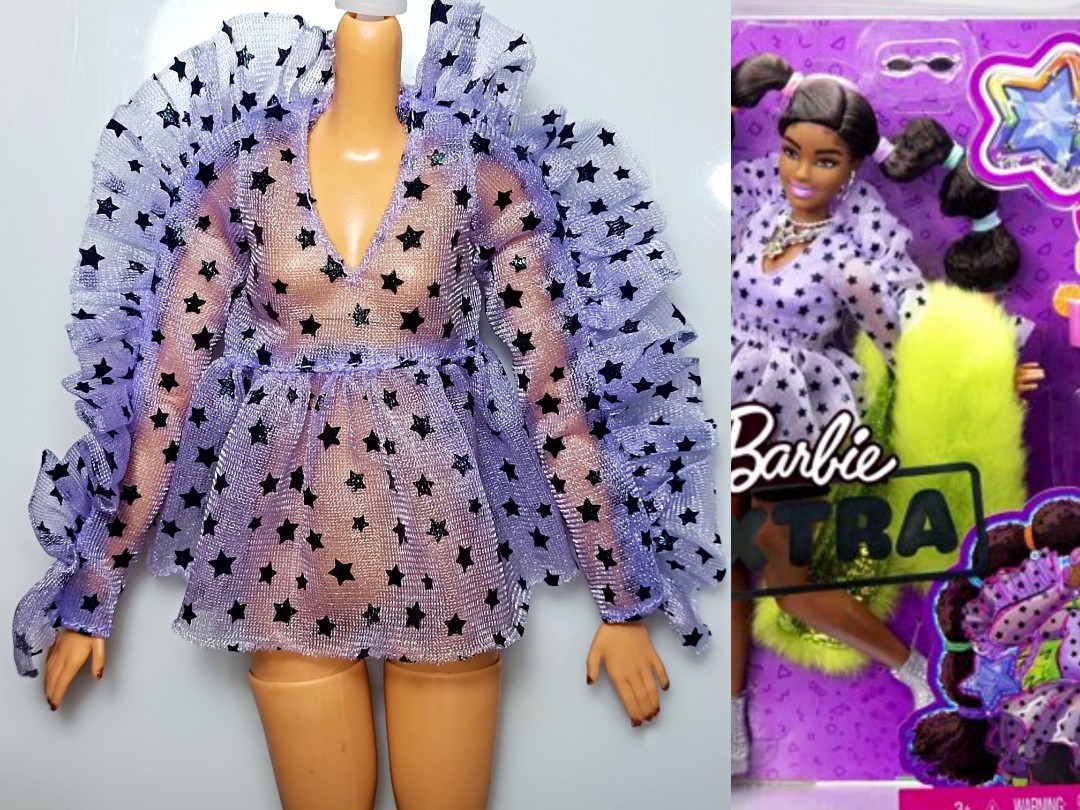 Barbie extra ruffle dress, Hobbies & Toys, Collectibles & Memorabilia ...