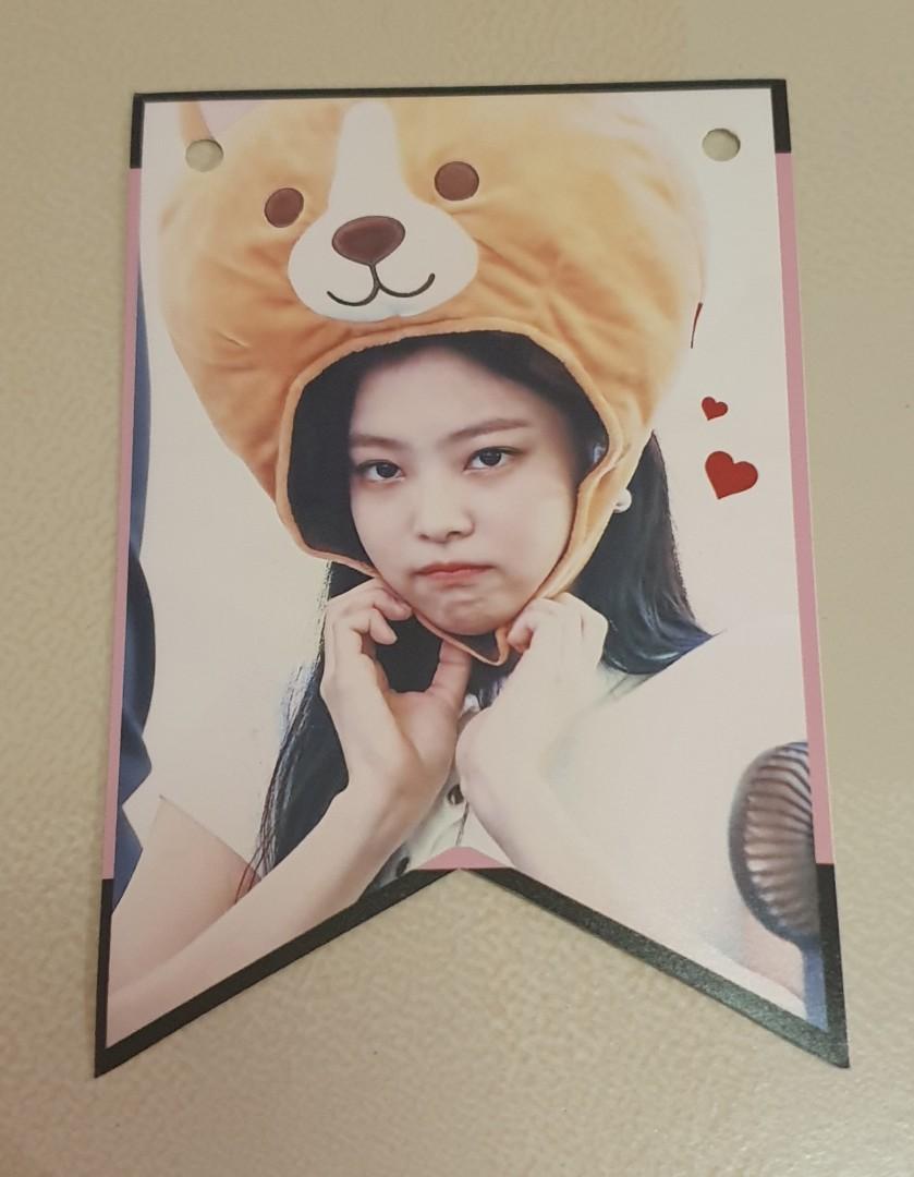 Blackpink - Jennie Banner Decoration, Hobbies & Toys, Memorabilia ...