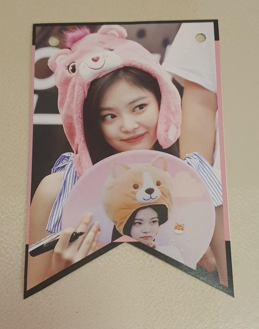 Blackpink - Jennie Banner Decoration, Hobbies & Toys, Memorabilia ...