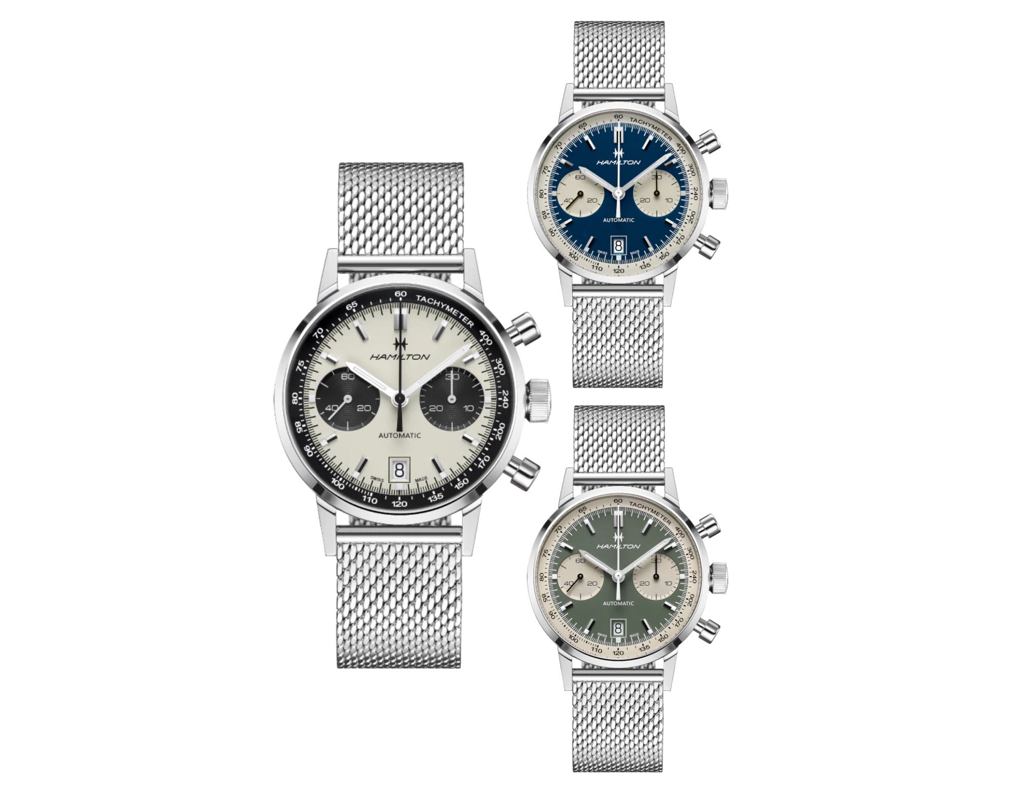 [BNIB] Hamilton American Classic Intra-Matic Automatic Chronograph 40mm ...