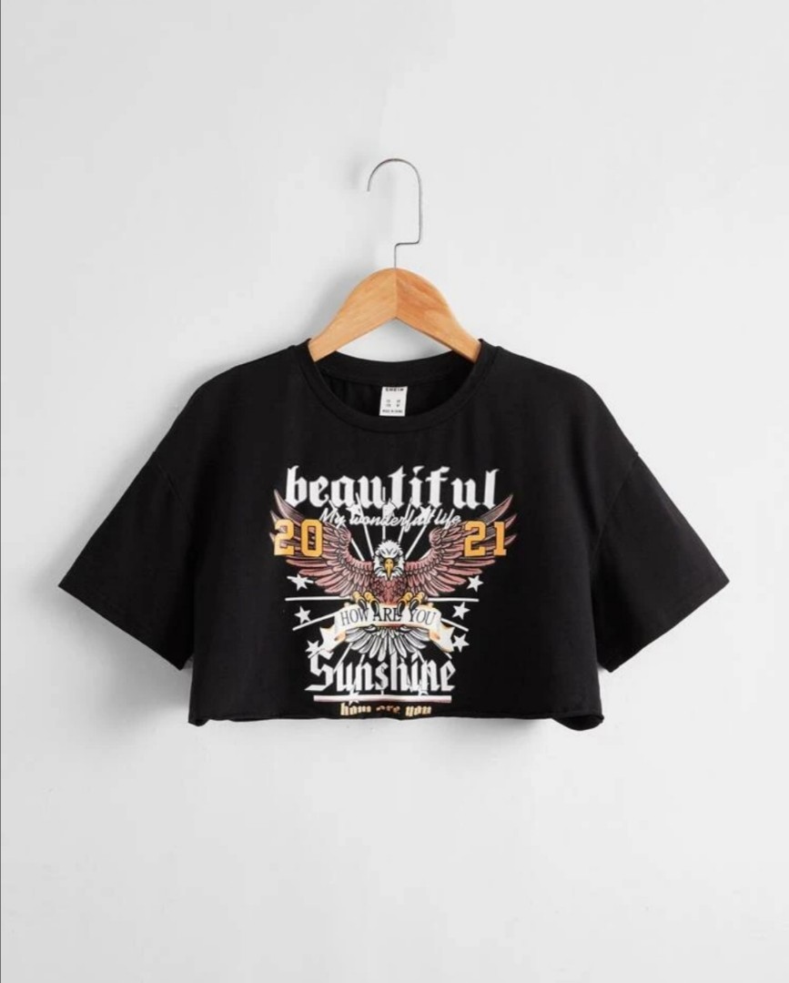 BRANDED CROP TOP, Women's Fashion, Tops, Shirts on Carousell
