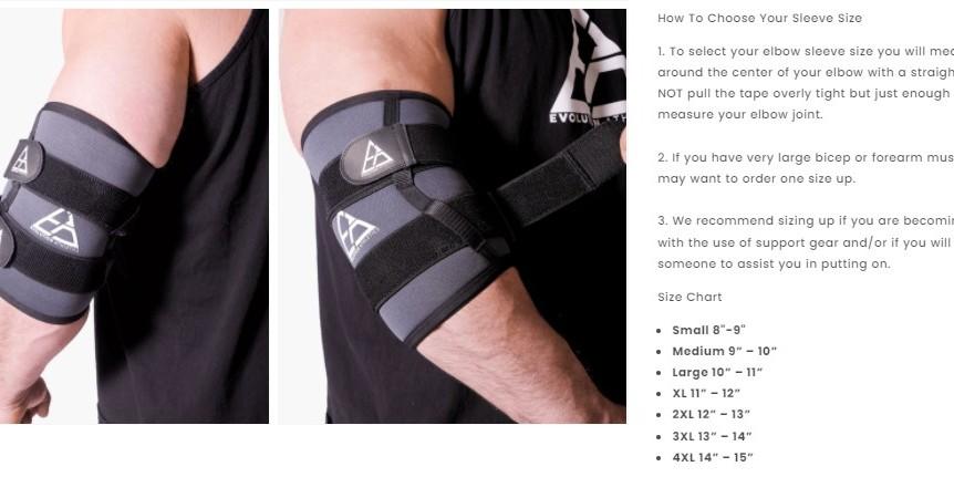Brian Shaw Evolution Athletics Xtreme Power Elbow Sleeves, Sports ...