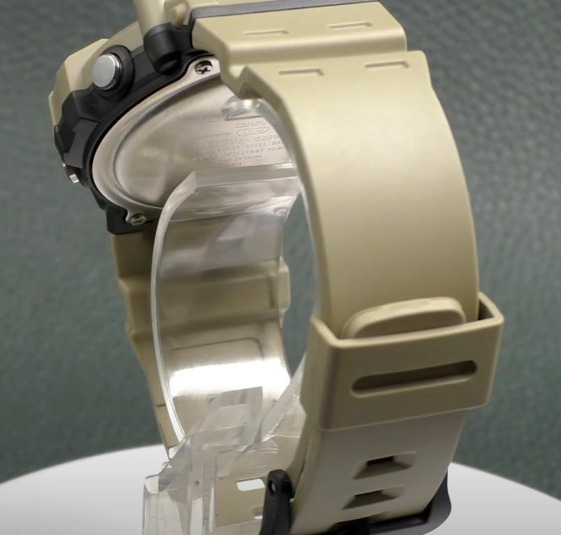 CASIO AE-1500WH-5AVCF AE1500 AE1500WH Khaki, Men's Fashion, Watches ...