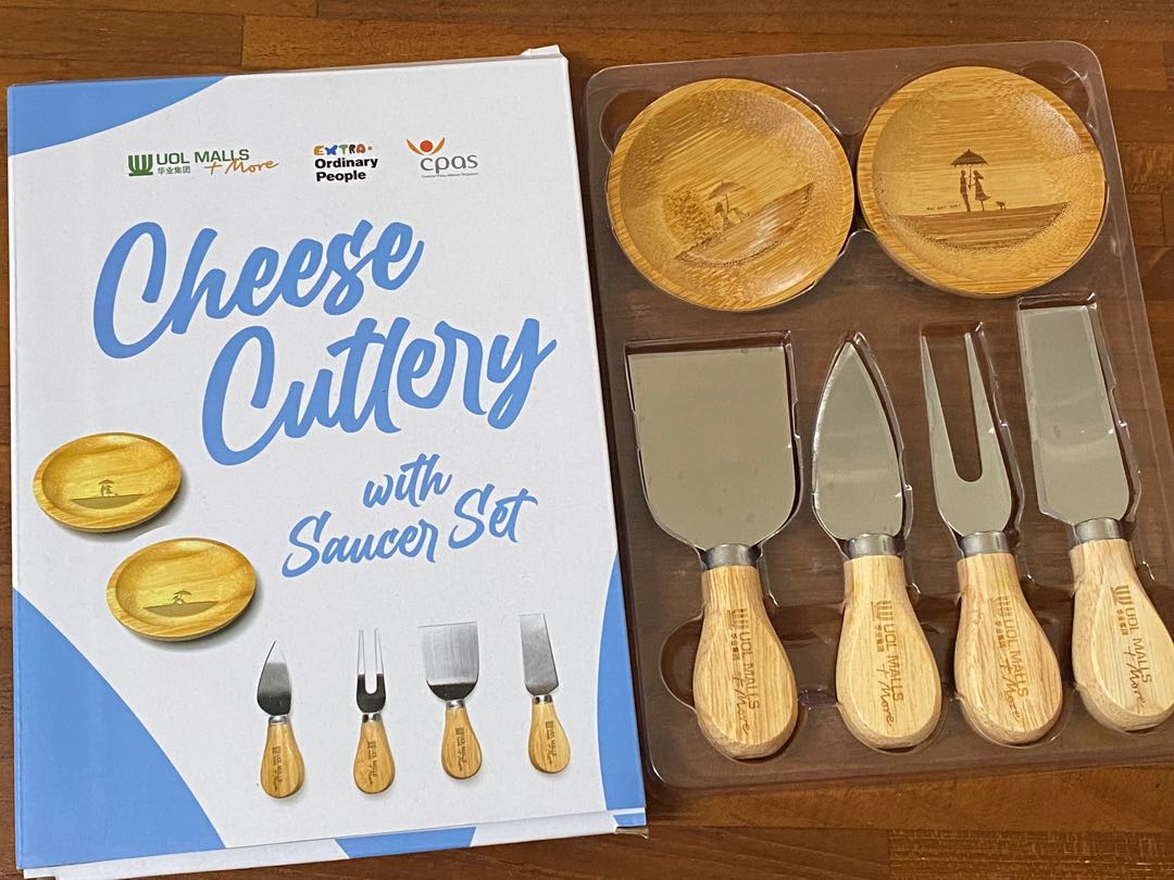 Cheese cutlery and saucers, Furniture & Home Living, Kitchenware ...