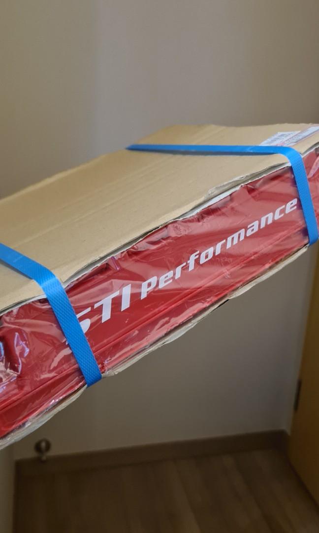 Cherry Red STi cargo box, Car Accessories, Accessories on Carousell