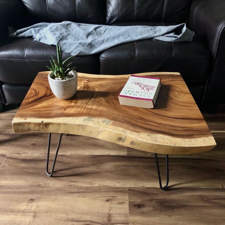 Coffee Table - Acacia (unsymmetrical), Furniture & Home Living ...