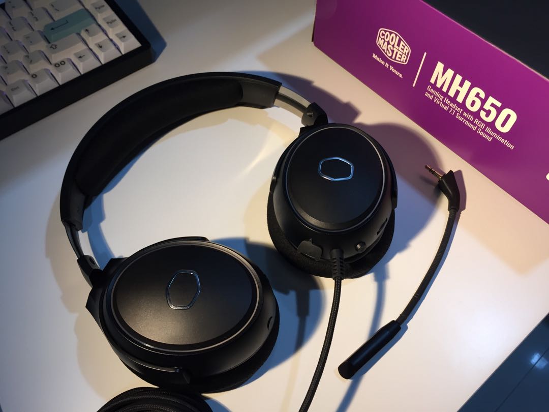 Cooler Master MH650 RGB 7.1 Gaming Headset, Audio, Headphones ...