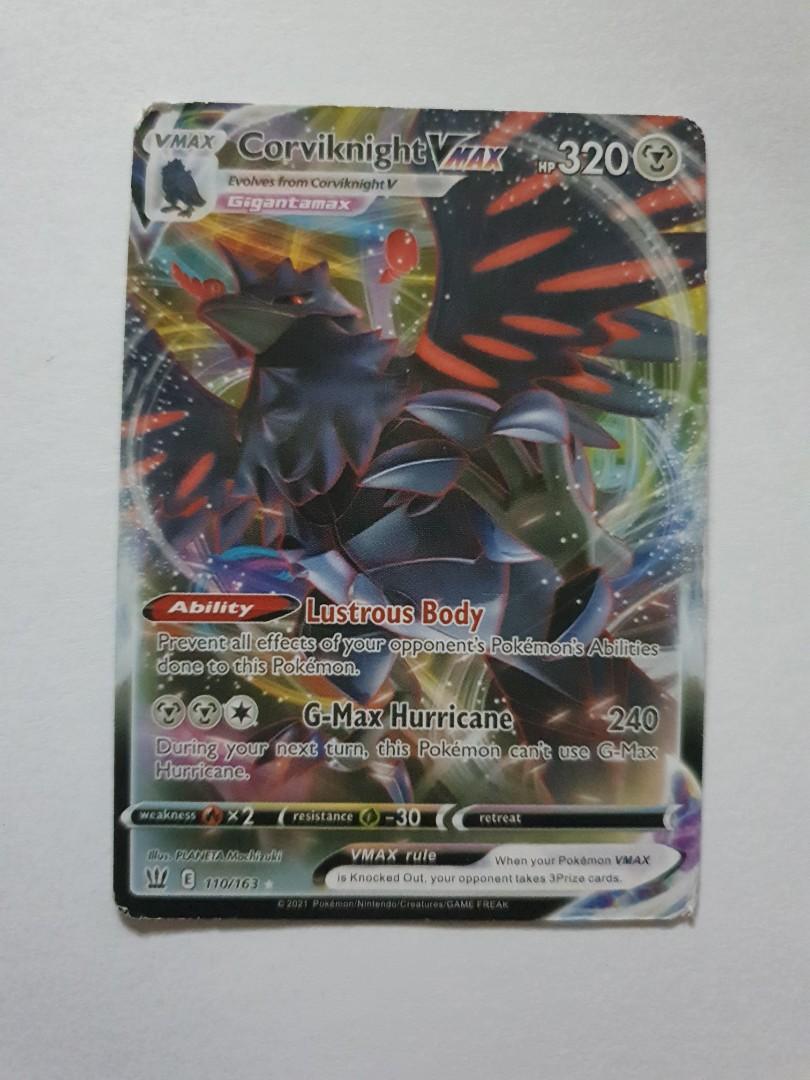 Corviknight VMAX Pokemon Card, Hobbies & Toys, Memorabilia ...