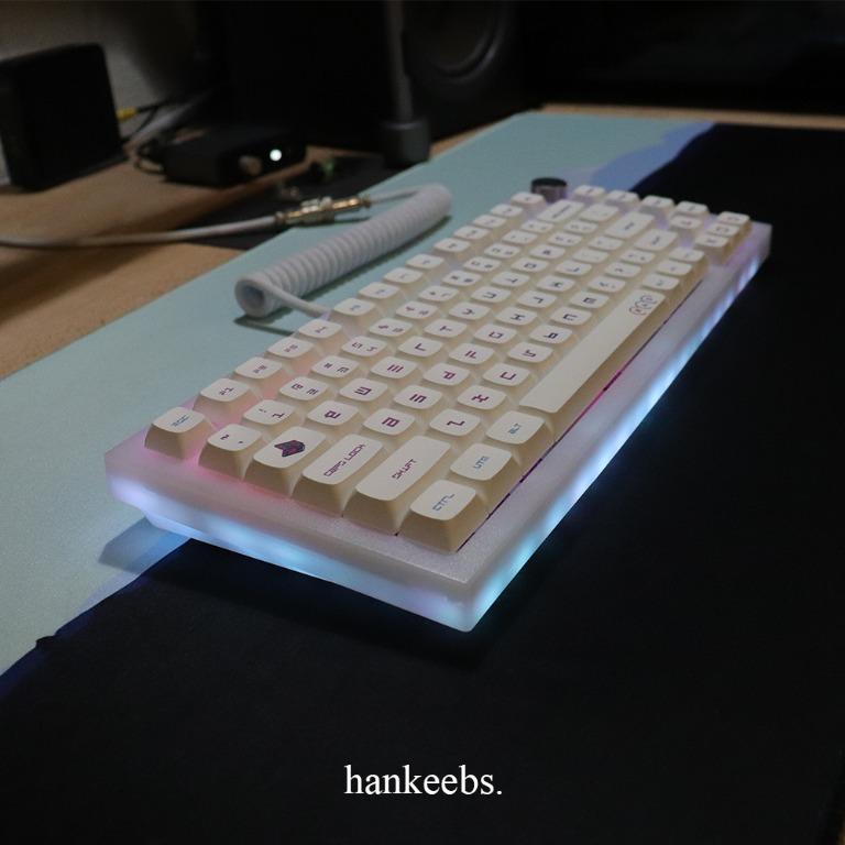 [Custom Mechanical Keyboard] NEXT TIME 75 Milky White, Computers & Tech ...