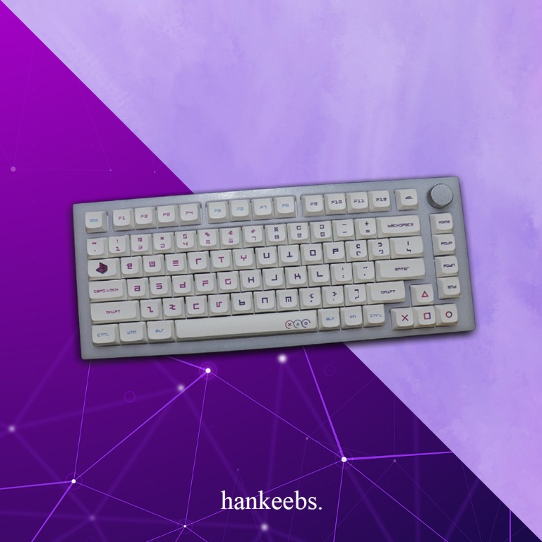 [Custom Mechanical Keyboard] NEXT TIME 75 Milky White, Computers & Tech ...