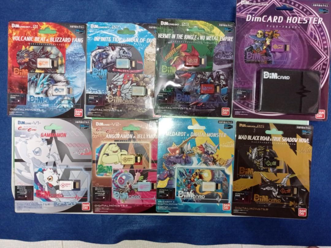 Digimon Vital Bracelet Dim card vol 1 2 3 / V1 V2 / Ex 0.5 / Dimcard ...