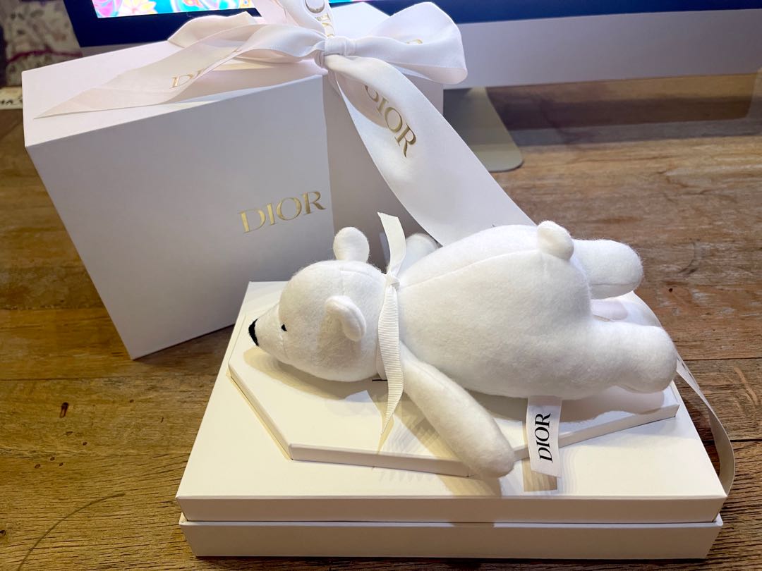 Dior Bear Stuffed Toy, Hobbies & Toys, Toys & Games on Carousell
