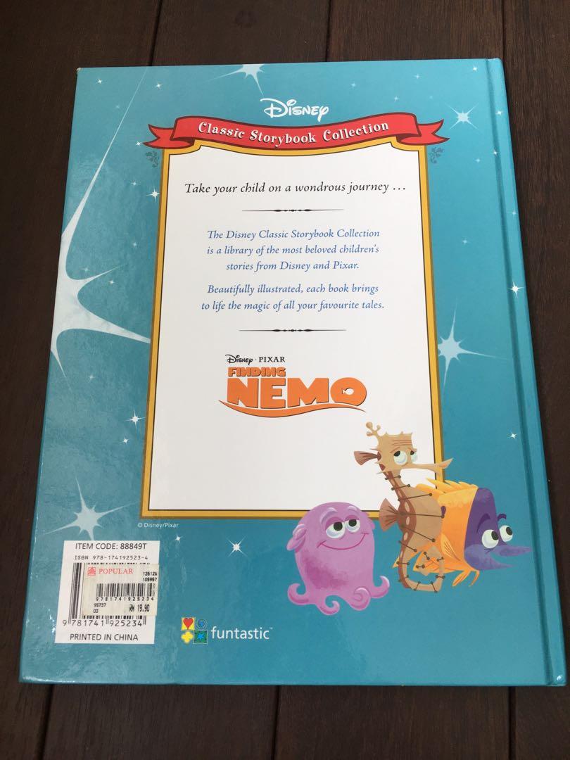 Disney Finding Nemo hard cover story book for children, Hobbies & Toys ...