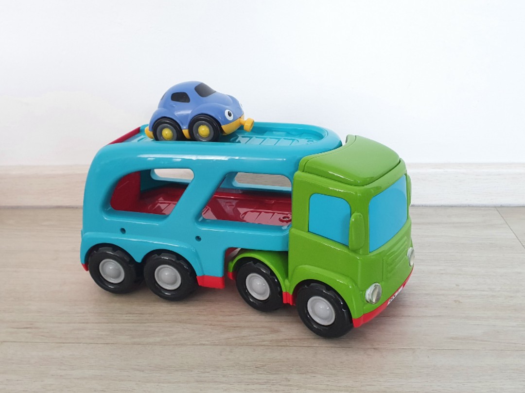 ELC whizz world car transporter truck, Babies & Kids, Infant Playtime ...