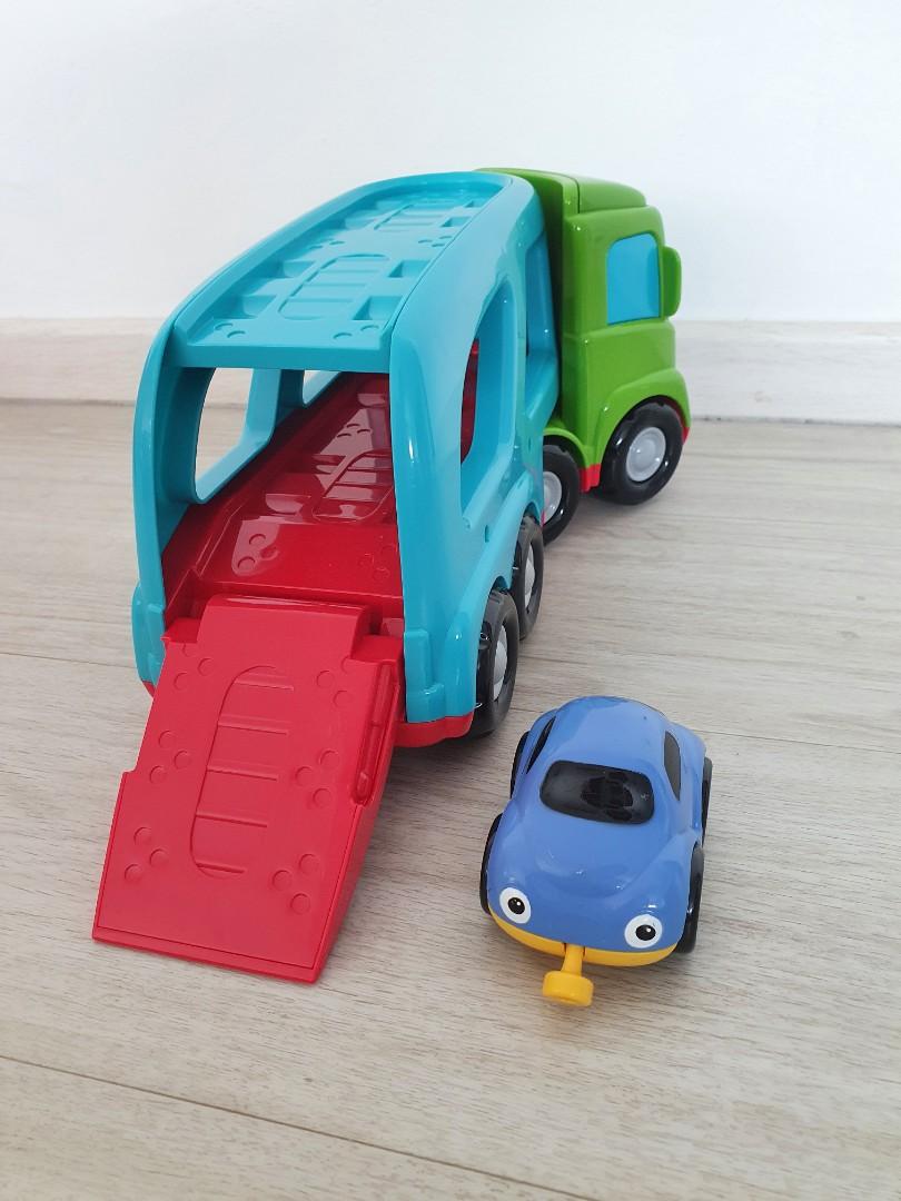 ELC whizz world car transporter truck, Babies & Kids, Infant Playtime ...