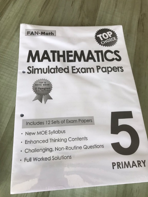 FAN-Math : Mathematics Simulated Exam Papers P5, Hobbies & Toys, Books ...