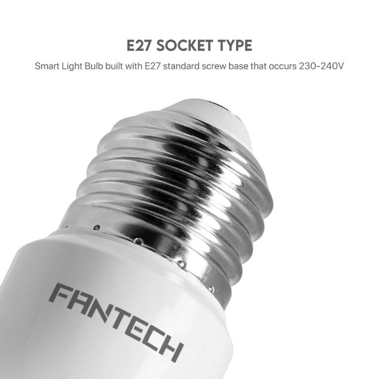 Fantech Smart Life Light Bulb, Furniture & Home Living, Lighting & Fans ...