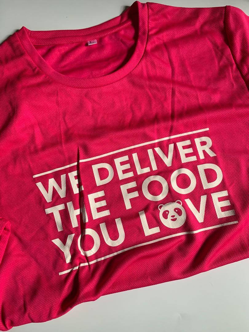 FoodPanda Rider Uniform Shirts Long/Short Sleeve, Men's Fashion, Tops ...