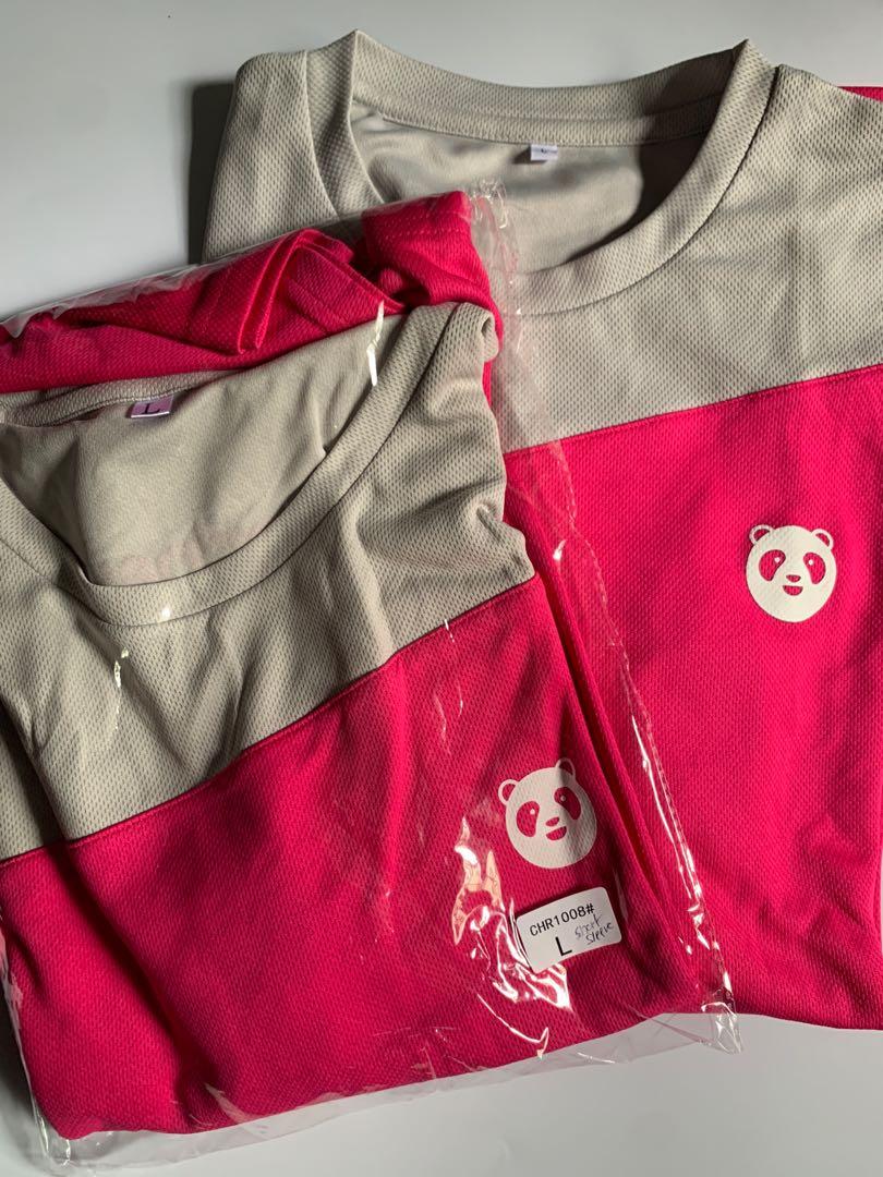 FoodPanda Rider Uniform Shirts Long/Short Sleeve, Men's Fashion, Tops ...