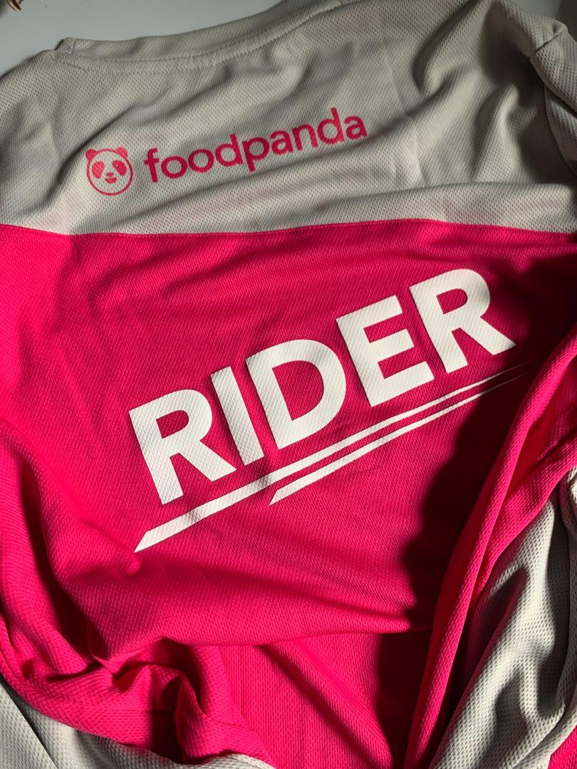 FoodPanda Rider Uniform Shirts Long/Short Sleeve, Men's Fashion, Tops ...