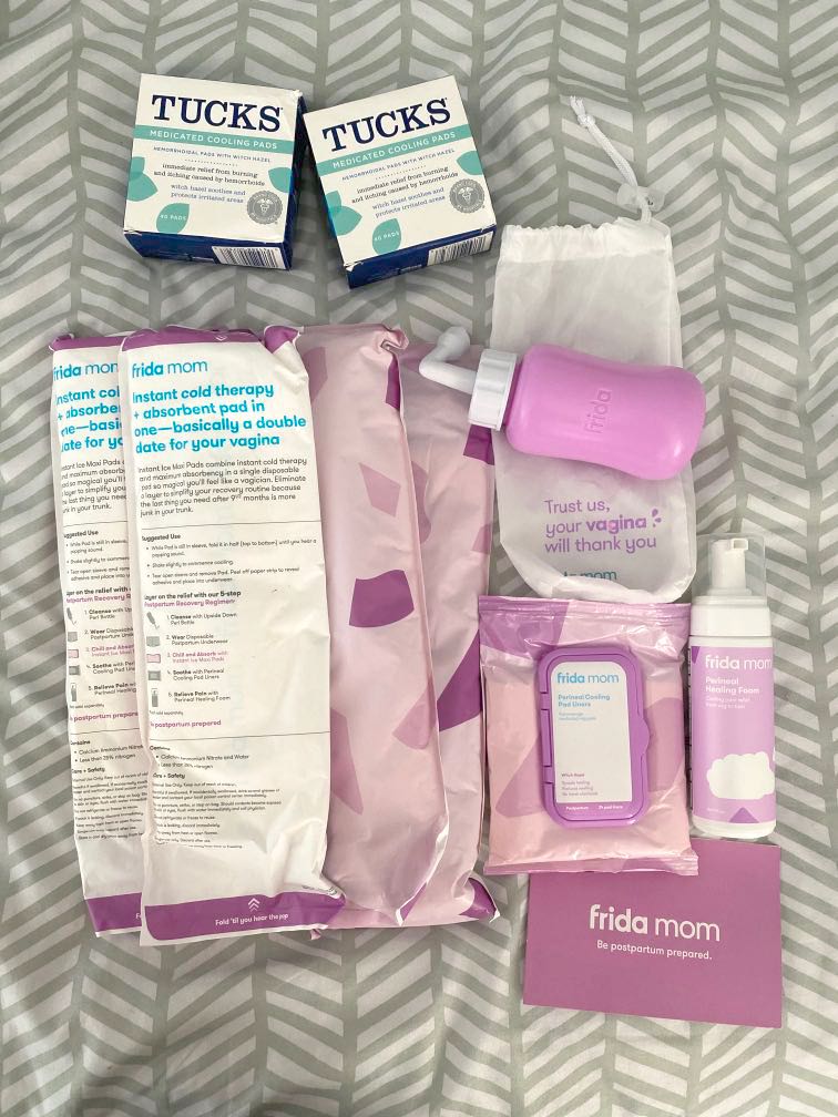 FRIDA MOM postpartum recovery essential kit, Babies & Kids, Maternity ...