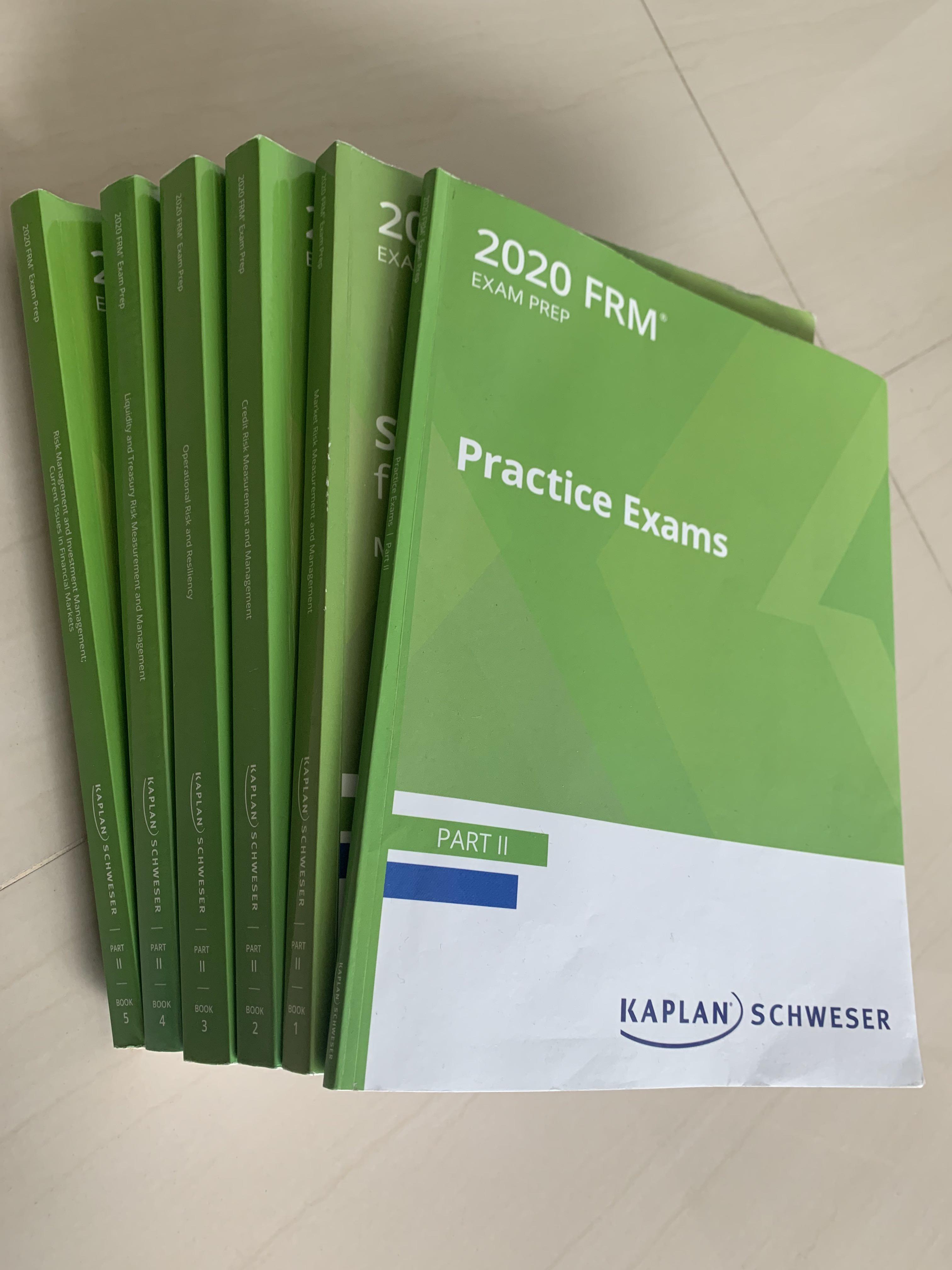 FRM 2020 Kaplan Notes + Practice Exam (hard copy), Hobbies & Toys ...