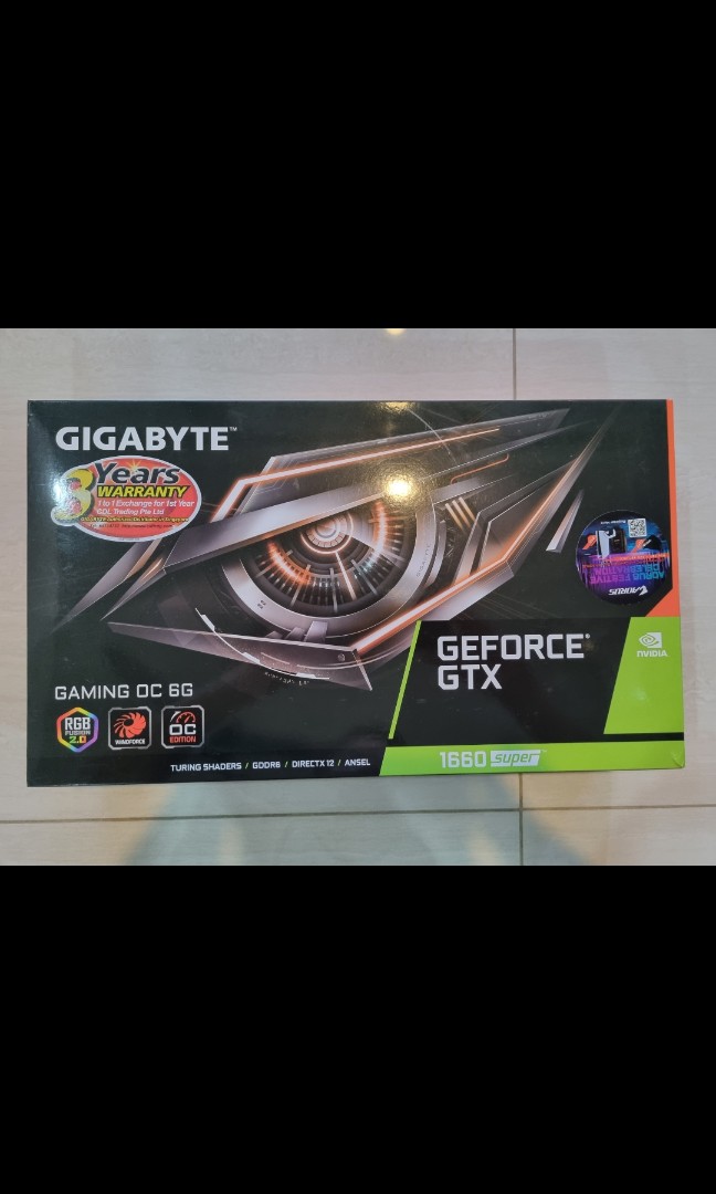 GeForce GTX 1660 super triple fan, Computers & Tech, Parts ...