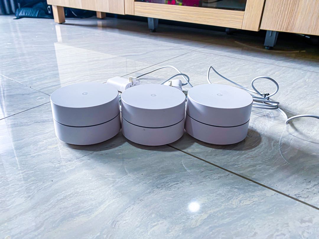 Google Mesh WiFi 3-pack, Computers & Tech, Parts & Accessories ...