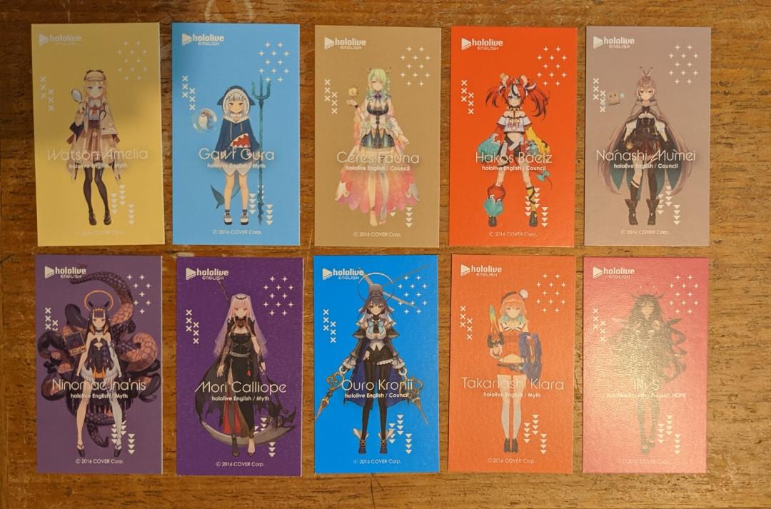 Hololive Vtuber cards, Hobbies & Toys, Memorabilia & Collectibles, J ...