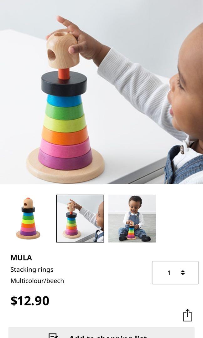 Ikea Stacking rings, Babies & Kids, Infant Playtime on Carousell
