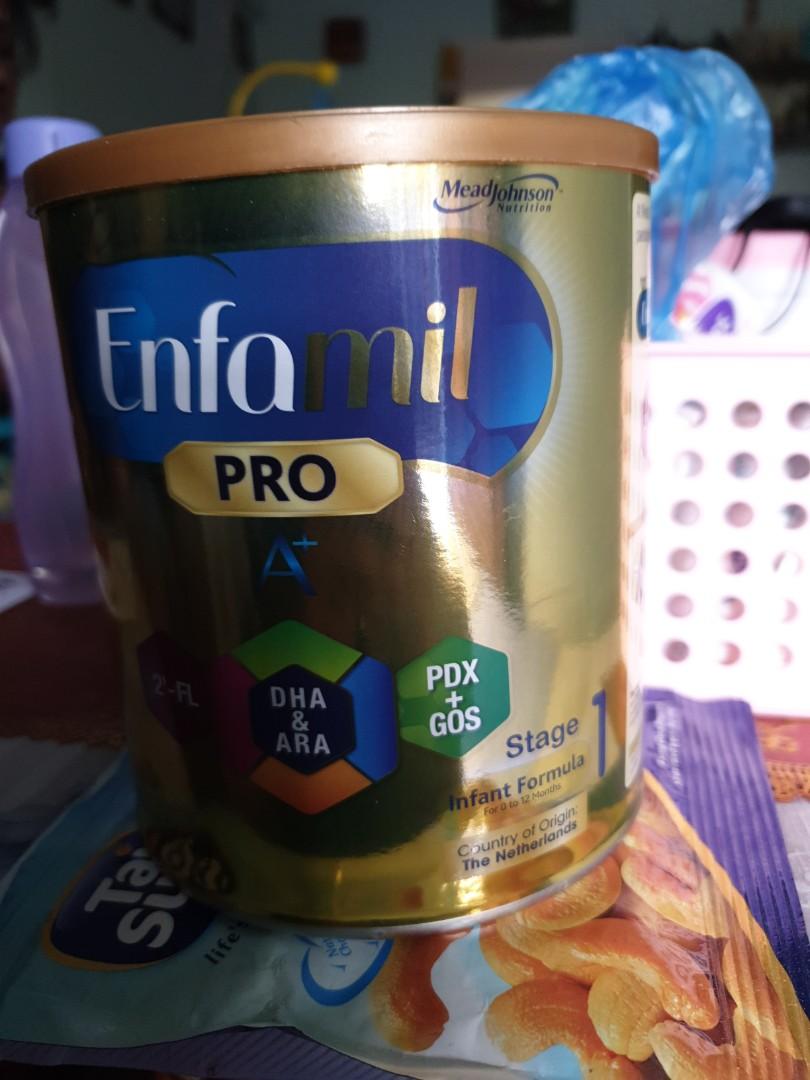 Infant milk powder Enfamilk pro stage 1, Babies & Kids, Nursing ...