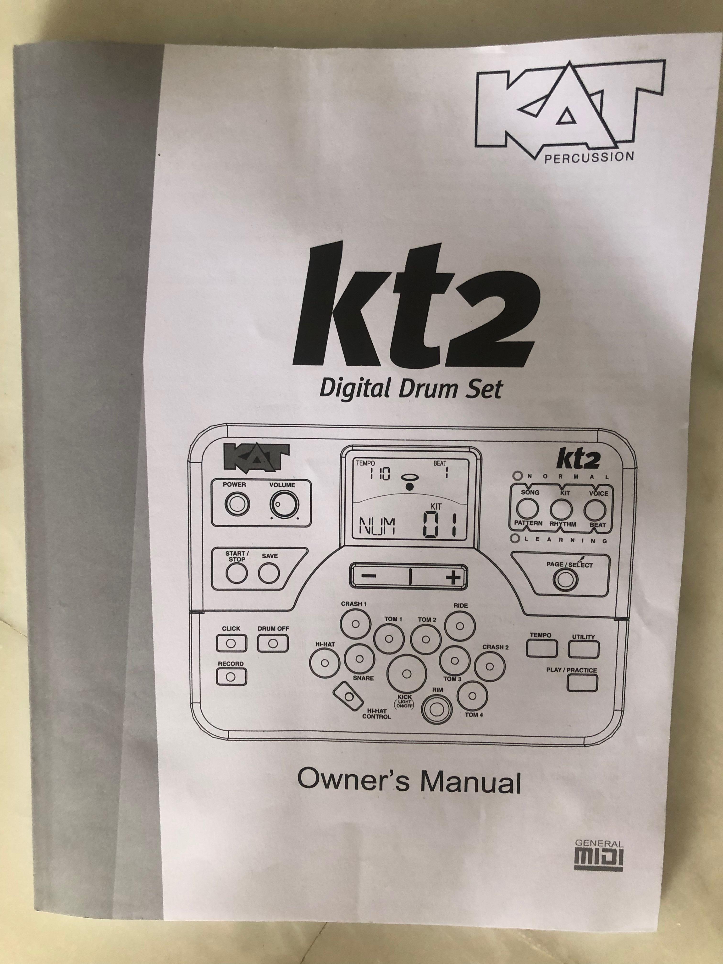 KAT kt2 Digital Drum Set, Hobbies & Toys, Music & Media, Musical ...