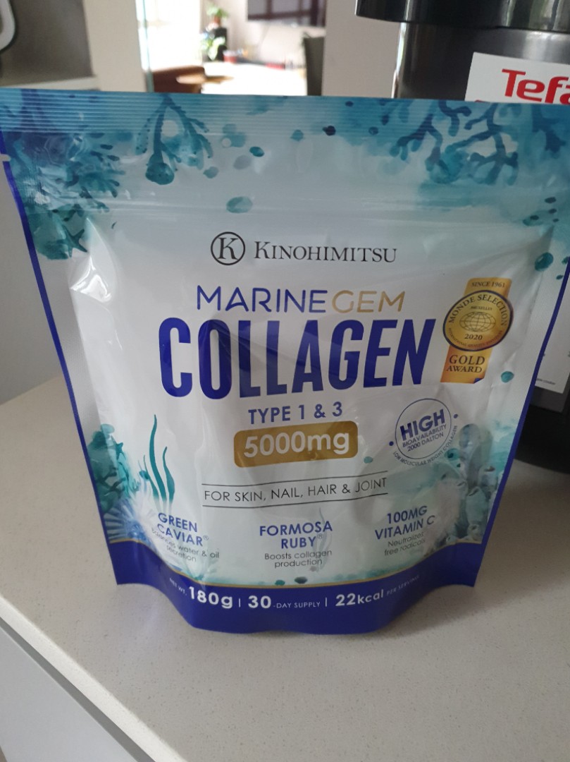 Kinohimitsu MarineGem Collagen Powder, Food & Drinks, Beverages on ...