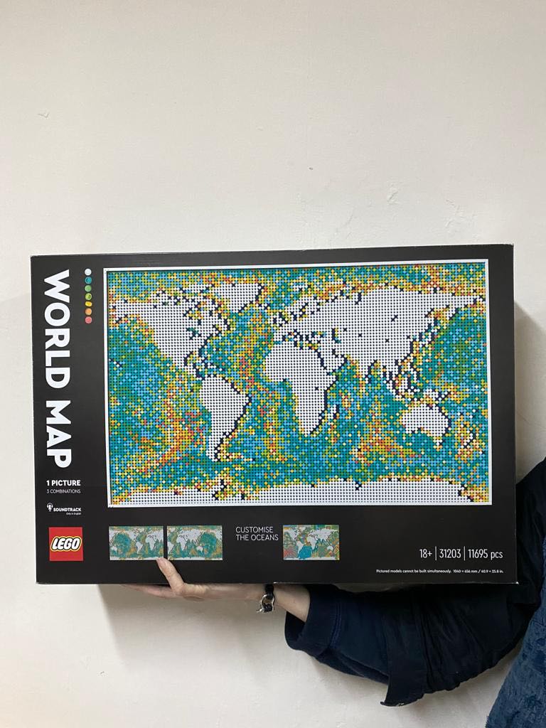 Lego world map 正版現貨全新, 興趣及遊戲, 玩具 & 遊戲類 - Carousell