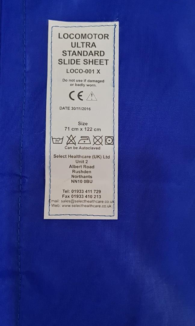 Locomotor Ultra Slide Sheets, Health & Nutrition, Medical Supplies ...