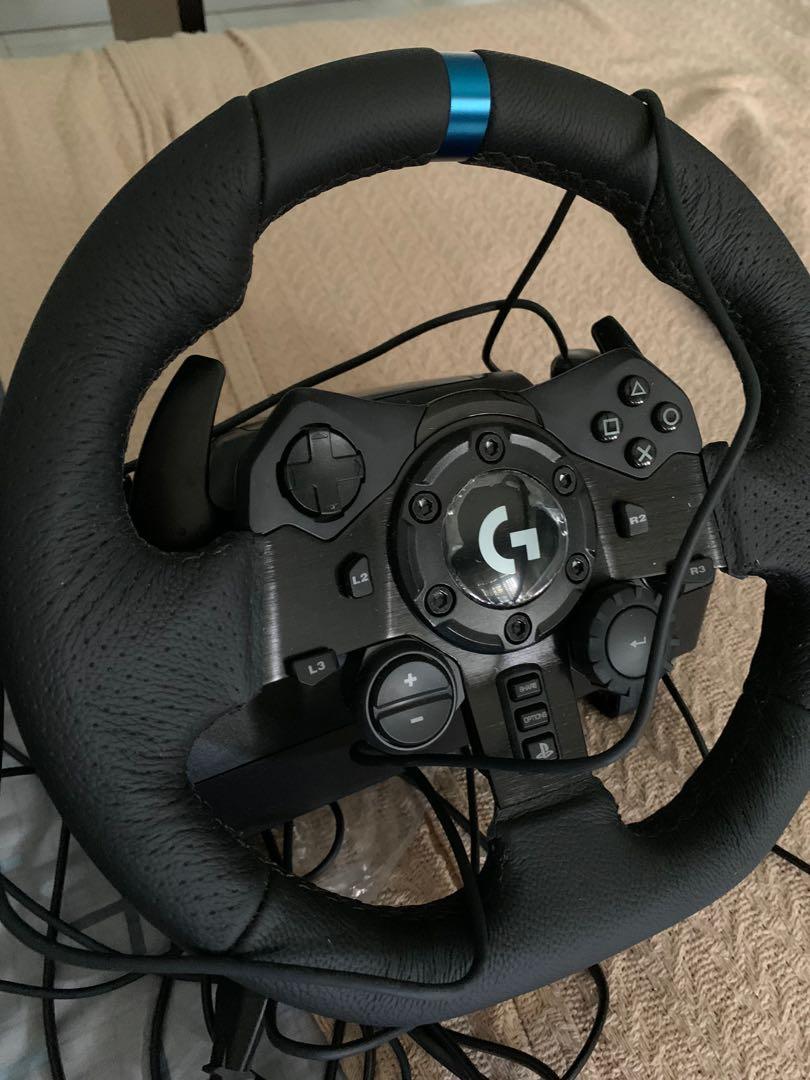 Logitech G923 Steering Wheel, Video Gaming, Gaming Accessories ...