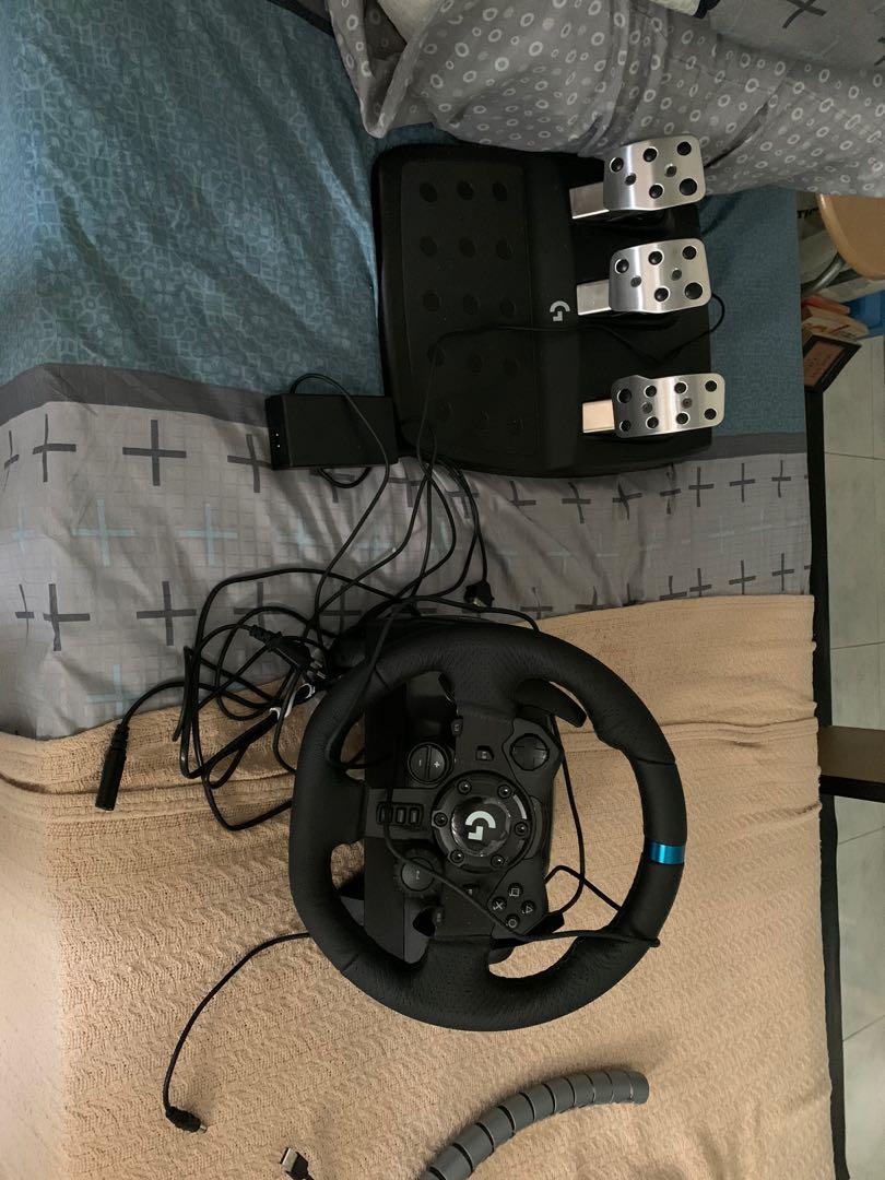 Logitech G923 Steering Wheel, Video Gaming, Gaming Accessories ...