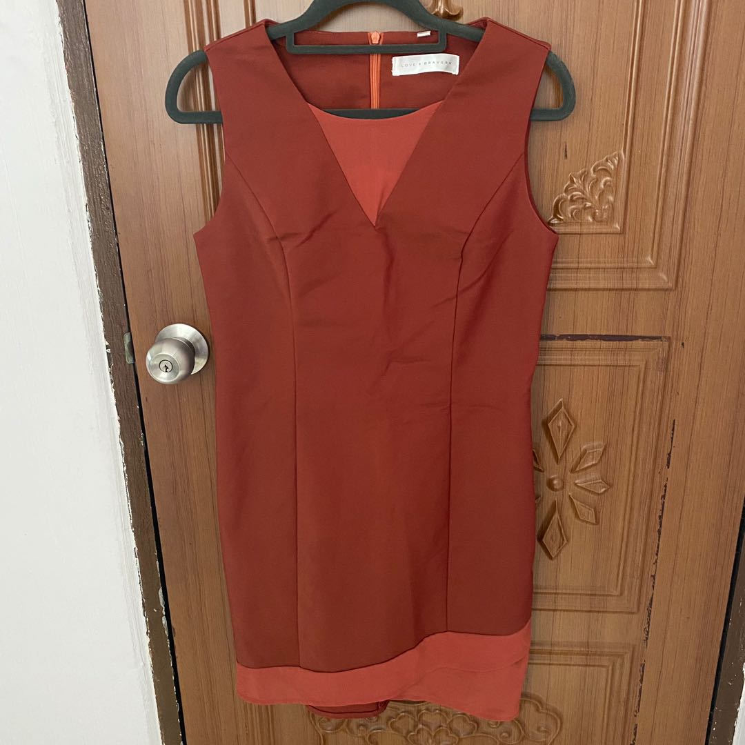 Love and Bravery Red Dress, Women's Fashion, Dresses & Sets, Dresses on ...
