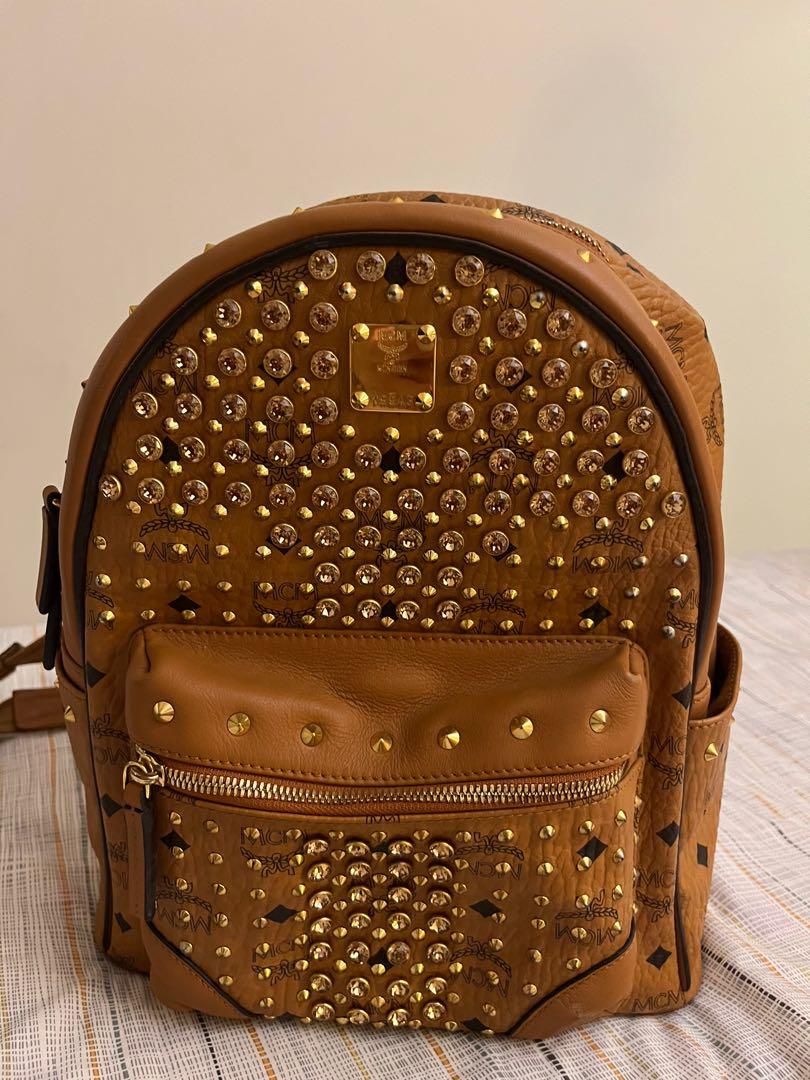 MCM Limited edition Backpack Swarovski, Women's Fashion, Bags & Wallets ...